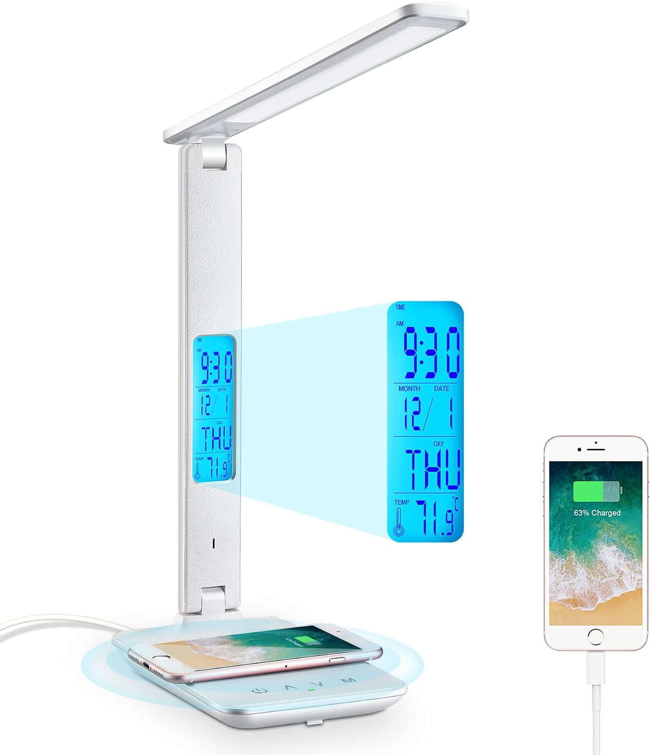 5 Best Desk Lamps With Extra Features: Digital Clock, Date, and ...